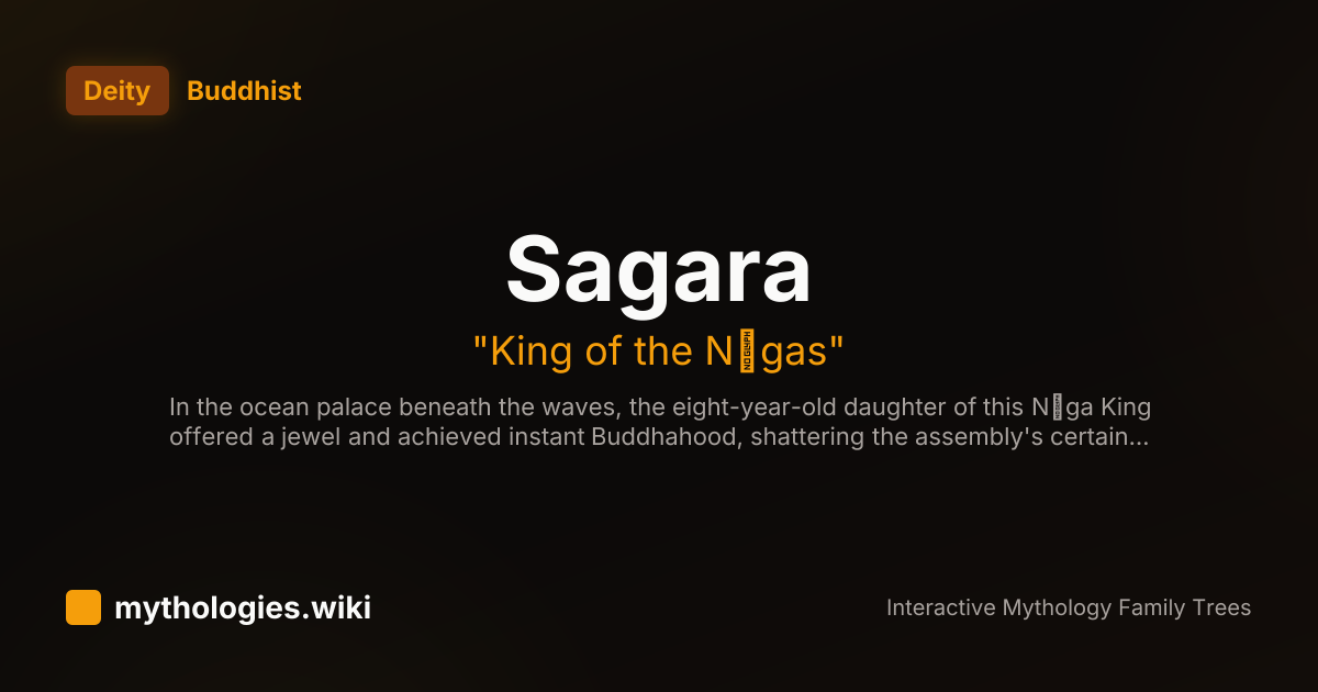 Sagara - King of the Nāgas - Buddhist | Mythologies.wiki