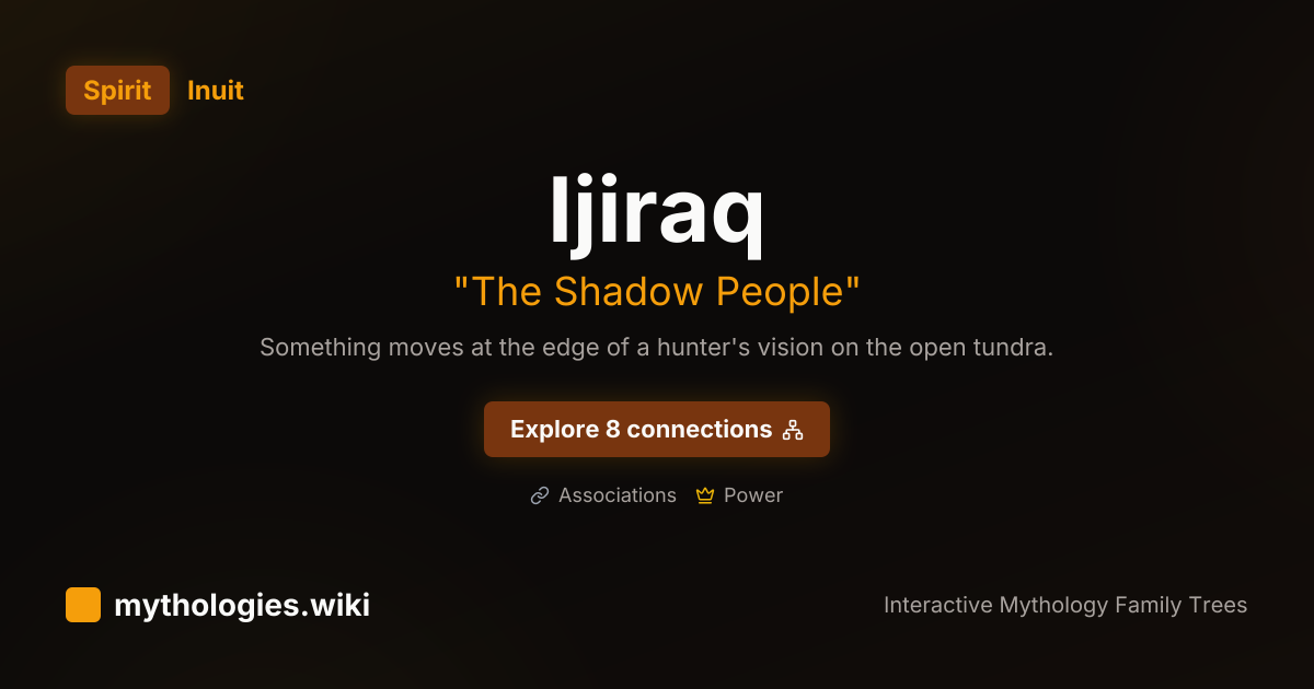 Ijiraq - The Shadow People - Inuit | Mythologies.wiki