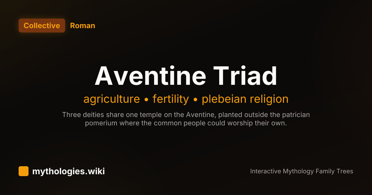 Aventine Triad - Roman Group | Mythologies.wiki
