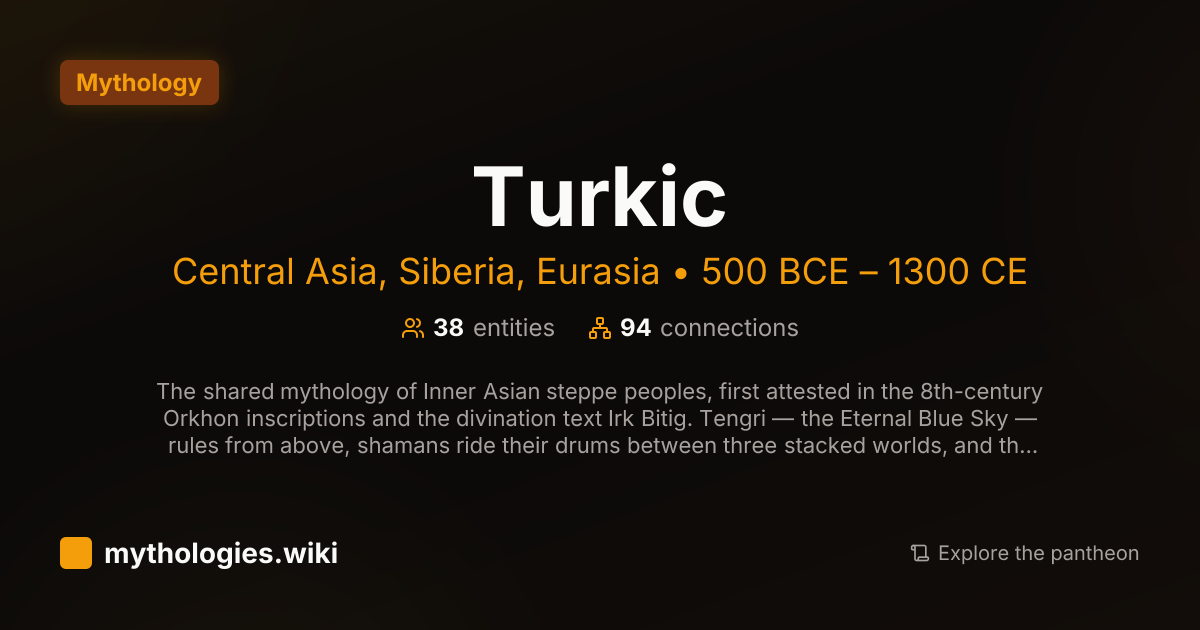 Turkic Mythology Family Tree | Gods & Legends